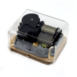 Love Story Music Box Movement - Wooden Base - Whittemore-Durgin Stained ...